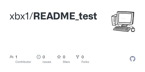 github xbx1 readme test
