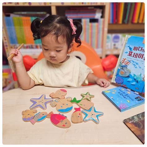 원목 낚시놀이 교구 플레이팩토 프리키즈 피싱퍼즐 바다의 신 포세이돈 독후활동 네이버 블로그