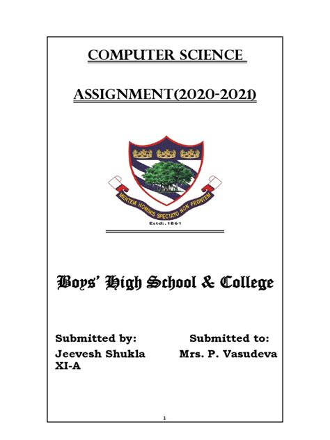 Computer Science Assignment Pdf Matrix Mathematics Array Data Structure