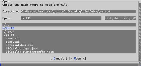 file dialogs re implement using `treeview` `listview` etc · issue