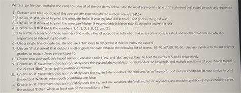 Solved Write A Py With Sublime Using Python For The Steps Chegg Com