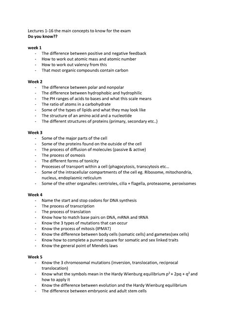 Overview For The Exam Pdf Warning Tt Undefined Function 32 Warning