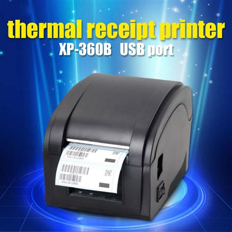 черный с USB порт для XP-360b принтер штрих-кодов термопринтер штрих ...