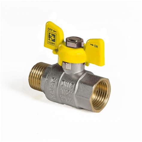 КРАН ГАЗОВЫЙ 1/2 ГШ БАБОЧКА KOER (KR0036) – низкие цены, кредит, оплата ...