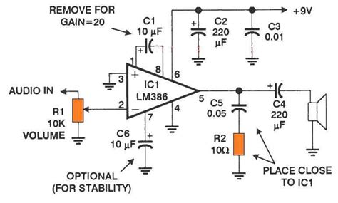 Lm386 Ic Datasheet Specifications Pinout Applications