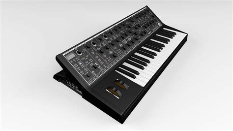 D Model Moog Subsequent Analog Synthesizer TurboSquid