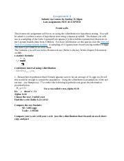 HW4 Assignment Docx Assignment 4 Submit Via Canvas By Sunday 11 30pm Late Assignments NOT