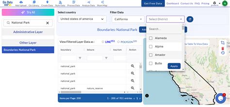 download national park data in shapefile kml mid 15 gis formats