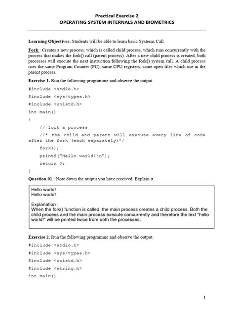 Practical Sheet 2 Pdf Computer Architecture Software Development