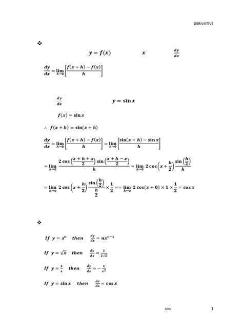 Unit 2 Derivative Pdf Tangent Logarithm