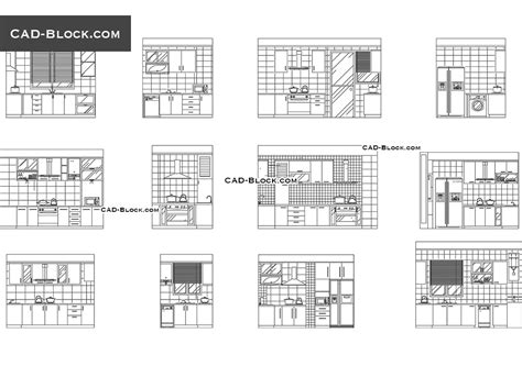 Kitchen Cad Blocks Free