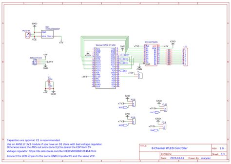 Wled 8 Ch Platform For Creating And Sharing Projects Oshwlab