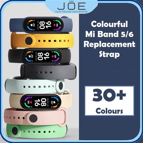 Ship From Malaysia Xiaomi Mi Band Band Replacement Strap Mi Band Colorful Silicone Strap