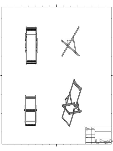 Civil Gp 1 Workshop Project Third Angle View Sheet Pdf
