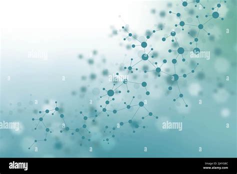 Structure Molecule And Communication Dna Atom Neurons Scientific Concept For Your Design