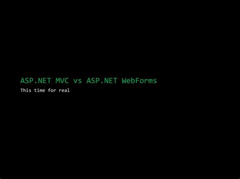 PPT ASP NET MVC Framework PowerPoint Presentation Free Download ID 5552940