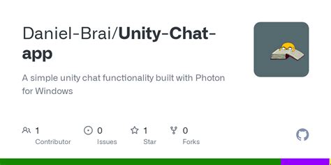 Github Daniel Braiunity Chat App A Simple Unity Chat Functionality