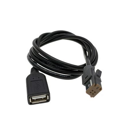 스바루용 Aux 오디오 입력 미디어 데이터 와이어 스즈키용 표준 Usb 인터페이스 라인 연장 리드 4 핀 플러그 어댑터 케이블 자동차 전자