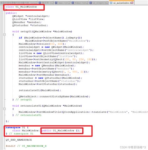 qt第一个程序命名空间详解，解释ui widget的和xxx cpp的联系 qt 中两个名字字相同ui命名空间 csdn博客