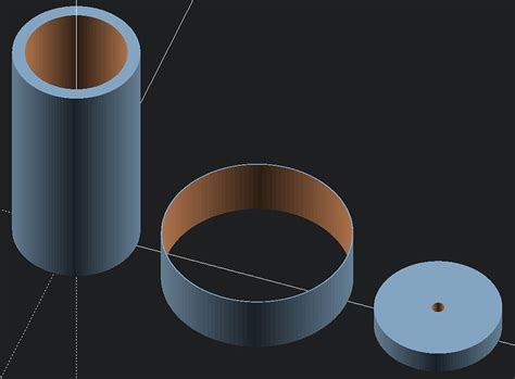 Openscad Hollow Cylinder Free 3d Model On