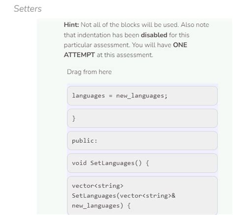 Setters Setters Given The Following Code 를 Class