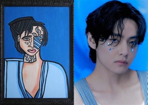 방탄소년단 뷔 美 천재 소년화가 그림 등장 아름다운 예술작품
