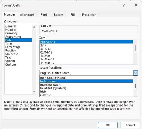 Cara Menggunakan Format Wilayah Excel Tutorial Excel Lengkap