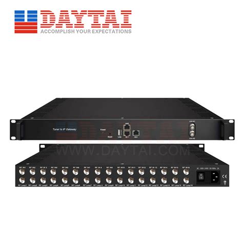 Digital TV Headend Way DVB C DVB S ISDB T ATSC Tuner To IP Gateway IP Gateway And Internet