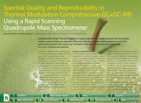 Spectral Quality And Reproducibility In Thermal Modulation