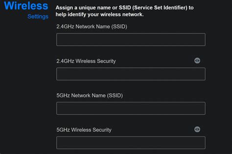 Wireless Network Setup