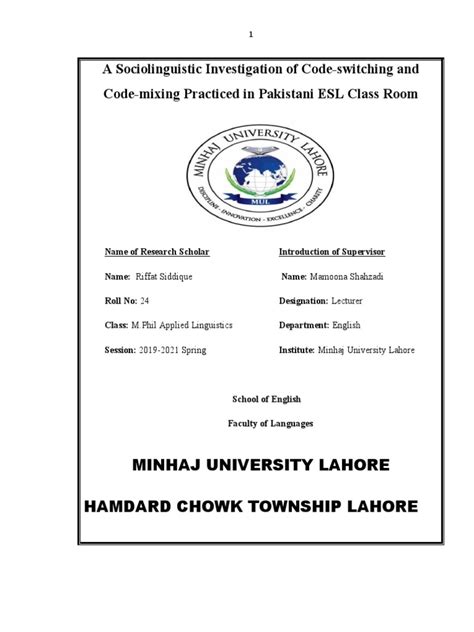 final code switching and code mixing pdf multilingualism english
