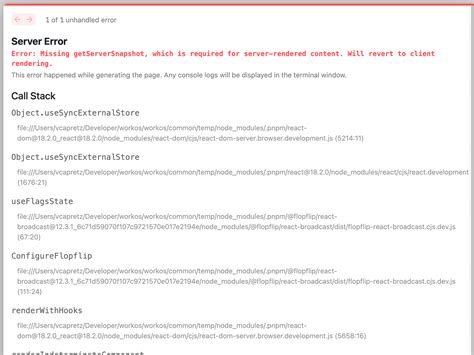 Next Js Bug With React Issue Tdeekens Flopflip Github