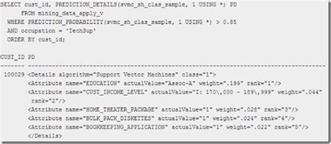 Oracle 12c Advanced Analytics Option New Features Ora Lytics