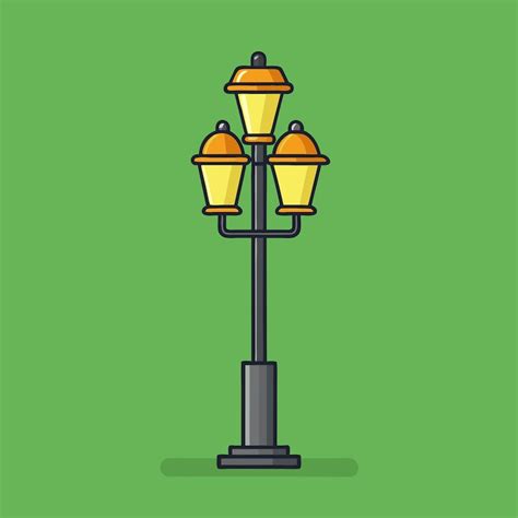 Street Light Clipart Cartoon Illustration Drawing Premium Ai
