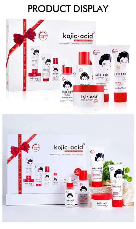 Kojic Acid Whitening Skin Care 5 Pcs Set Pinoyhyper