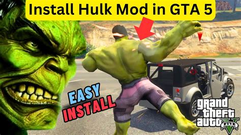 How To Install Hulk Mod In GTA 5 Step By Step Tutorial YouTube