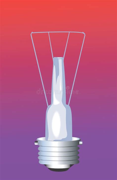 Filament Of A Bulb Stock Illustration Illustration Of Mind 3740699