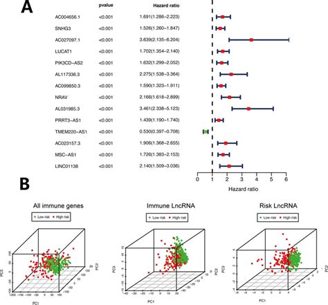 Acquisition Of Immune Related Risk Long Non Coding Rnas Lncrnas And