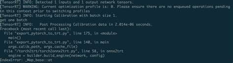 IndexError Map Base At Issue NVIDIA TensorRT GitHub
