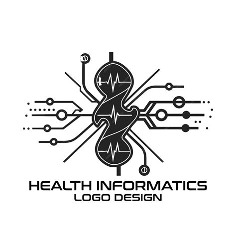 Premium Vector Health Informatics Vector Logo Design
