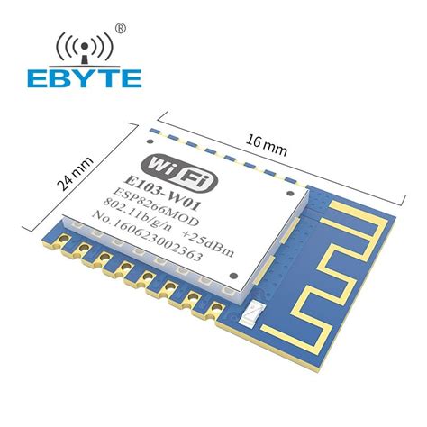 Ebyte Wifi 24ghz 20dbm Wireless Transceiver Module Long Range Antenna