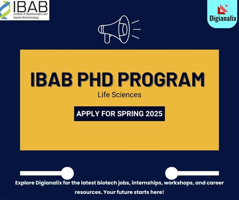 Phd Program In Life Sciences At Ibab Bangalore Apply