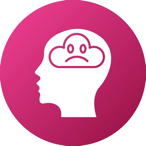 Negative Thinking Icon Style 21801604 Vector Art At Vecteezy