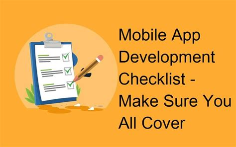 Mobile Application Development Checklist Simpalm