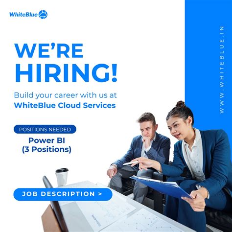 whiteblue cloud services on linkedin powerbi whiteblue hiring