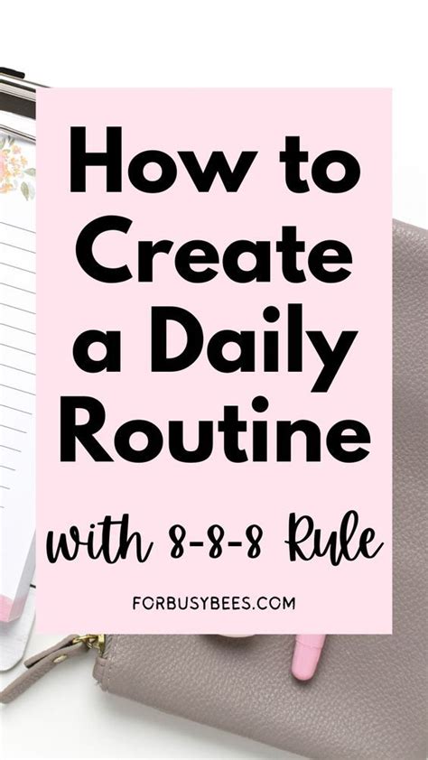 Want To Make Daily Routine Schedule Here Is How To Create A Daily Rout… Daily Routine