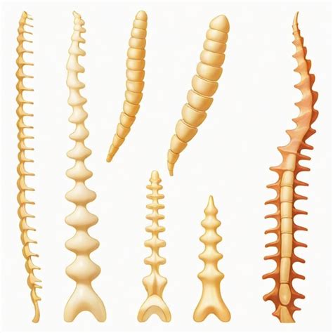 The Different Types Of Bones And Bones Are Shown In This Image Premium AI Generated Vector