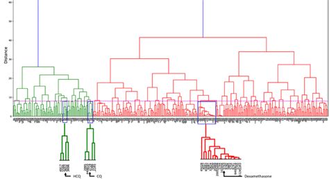 Dendrogram Obtained From Hac Showing Compounds Within A Same Cluster As Download Scientific