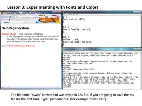 Second Year 2nd Quarter Csbn Css Fonts And Color Pptx