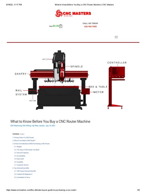 what to know before you buy a cnc router machine cnc masters pdf